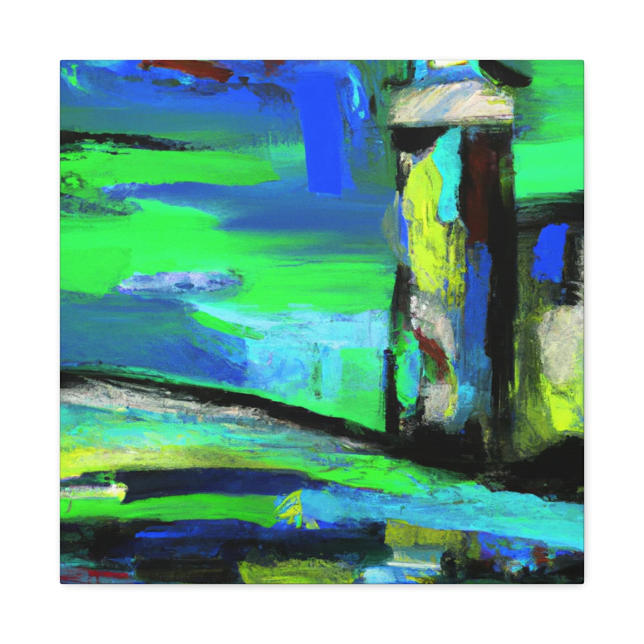 Lighthouse of Expressionism - Canvas - Walmart.com