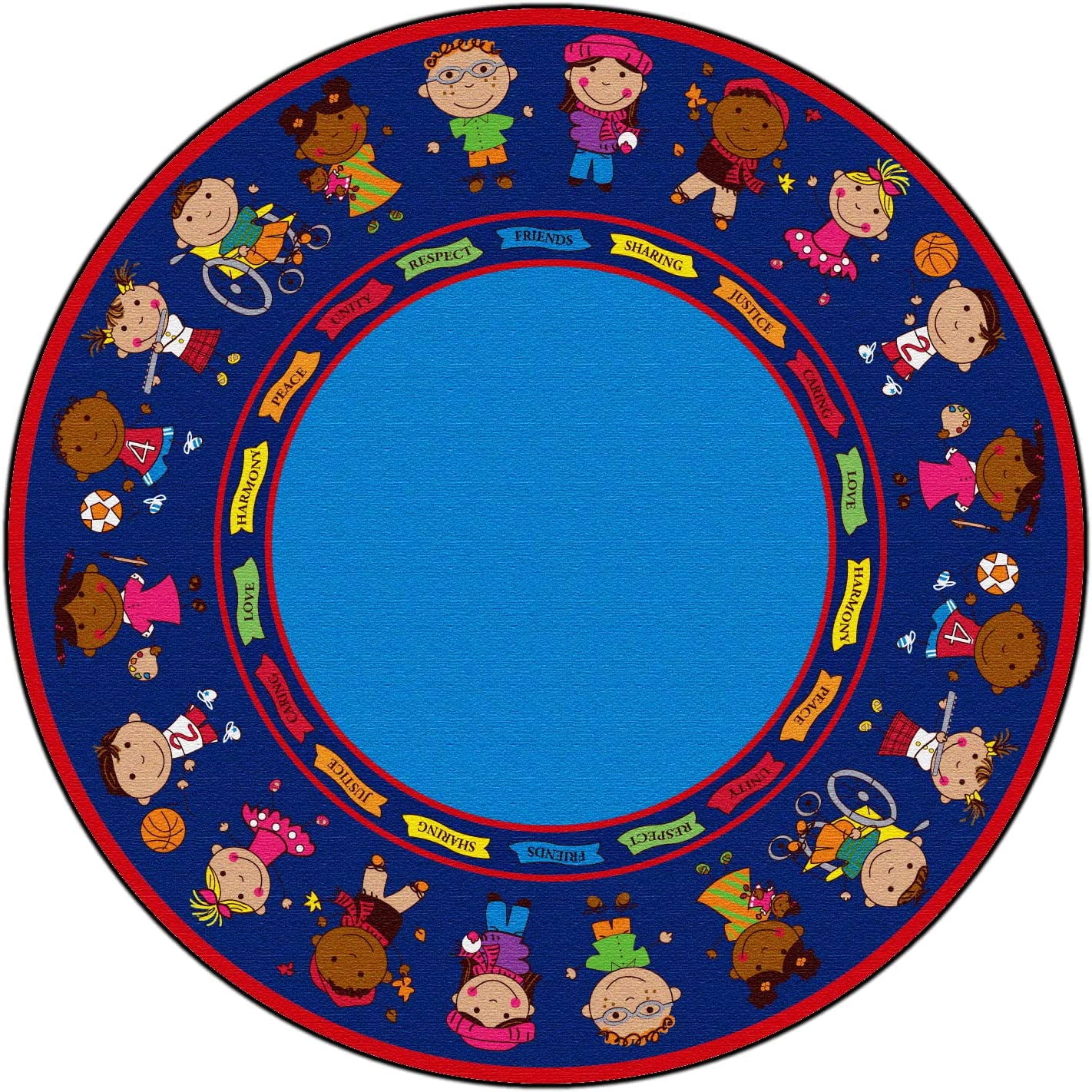 KidCarpet Friends Full Circle Classroom Educational Learning ...