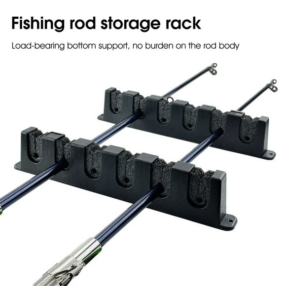 Wall Mounted Fishing Rod Rack
