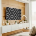 Black Morocco TV Dust Cover,Stretchable TV Screen Desktop Computer ...