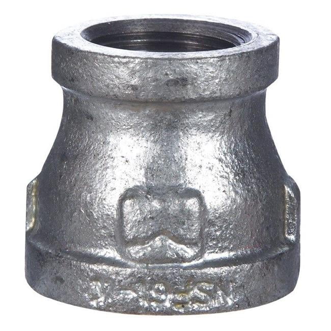 1 x 0.5 in. Galvanized Reducing Coupling - Walmart.com