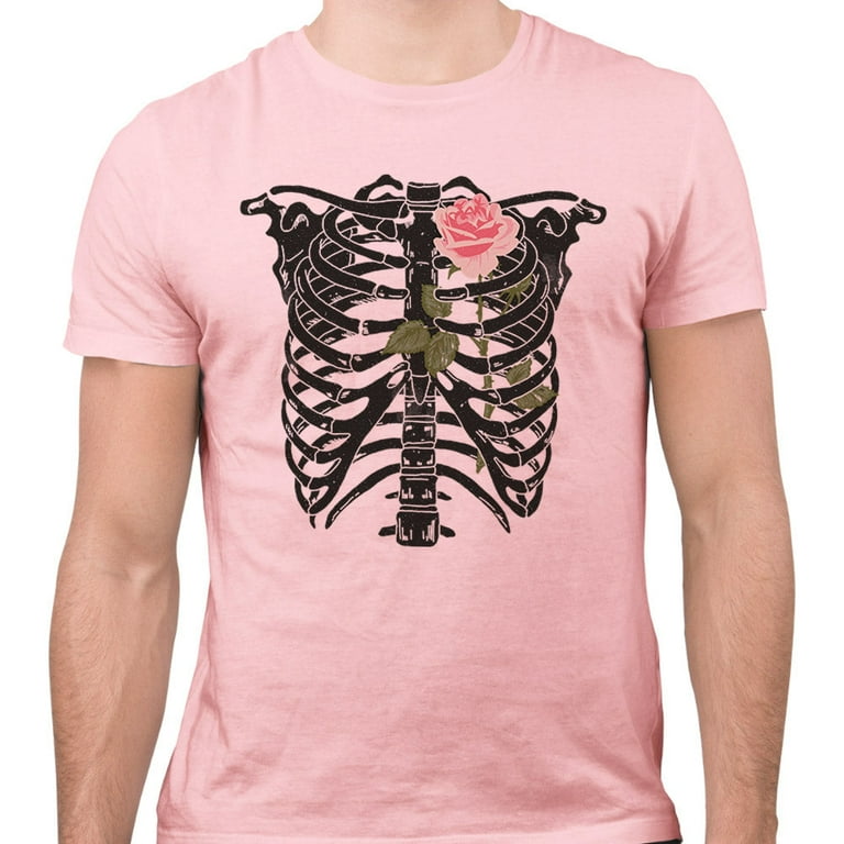 Skeleton Rib Cage Shirt Template