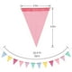 BEFORYOU 60 Flags Imitated Burlap Pennant Banner - Multicolor Fabric ...