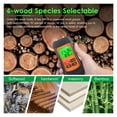 Multifunctional Digital Wood Moisture Meter Two Needle Wall Cardboard ...
