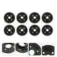 8 Pcs Floor Flange Malleable Cast Iron Fittings Flanges Decorative ...
