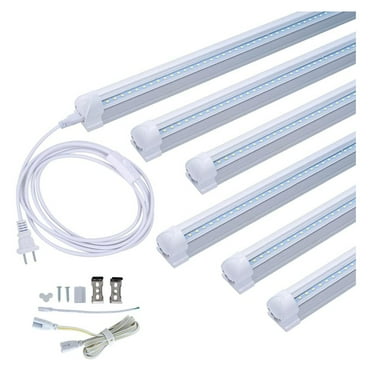 2 Foot V Shape Integrated LED Tube Light Fixture 18W,24" Double Side ...