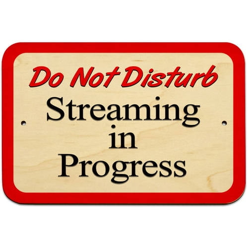 Do Not Disturb Streaming in Progress Sign - Walmart.com