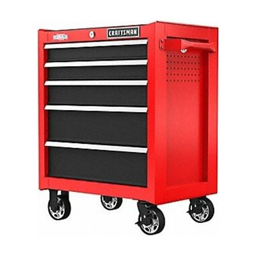 PROTO J9971R 19"W Steel, Safety Red Portable Tool Box, Powder Coated, 7 ...