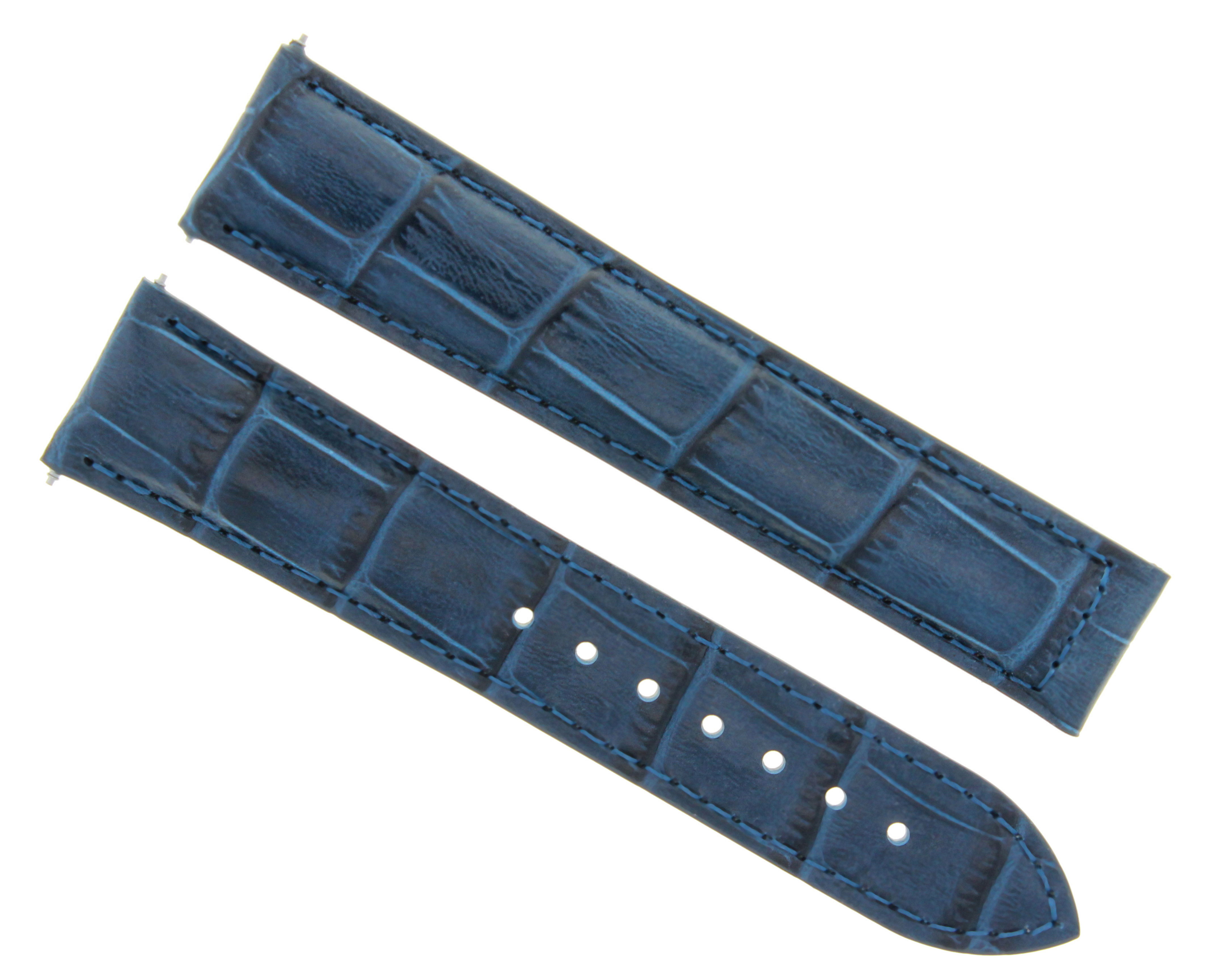 LEATHER STRAP WATCH BAND FOR 20MM MAURICE LACROIX DOUBLE RETROGRADE GMT ...