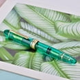 erofa Majohn P140 Piston Fountain Pen NO.8 Fine Nib, Large Capacity ...