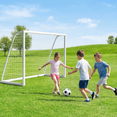 LIFERUN 10 x 6.5ft Soccer Goal Net for Backyard, with Carry Bag, UPVC ...