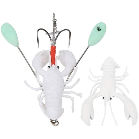 Plannu Fishing Artificial Crayfish Bait, PVC Fishing Lifelike ...