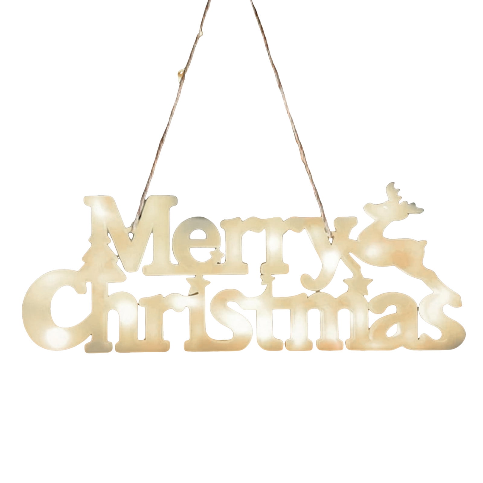 Click here for Riforla Merry Christmas Sign With Light For Door C... prices