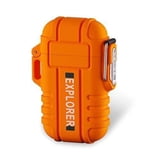 Dual Arc Plasma Electric Rechargeable Flameless Lighter Waterproof ...
