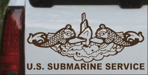 U.S. SUBMARINE SERVICE Car or Truck Window Decal Sticker - Walmart.com