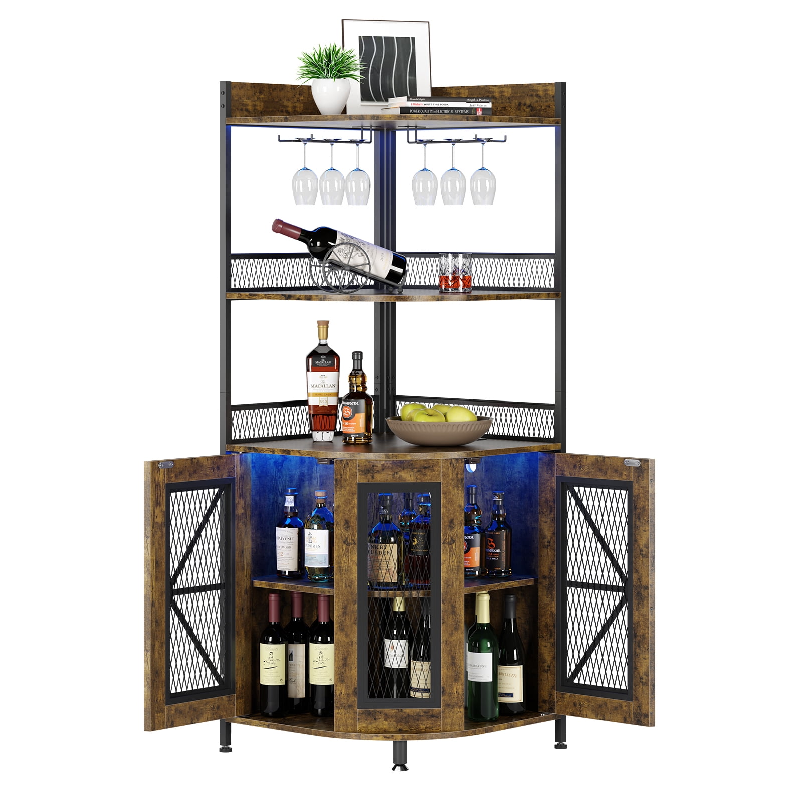 Click here for Eastvita Industrial Corner Bar Cabinet With Power... prices