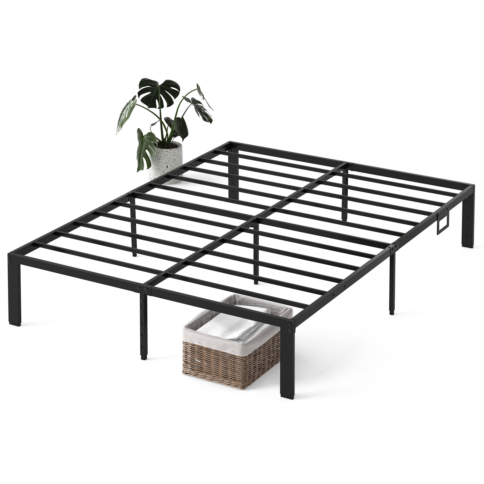 Click here for Hoxpety 16 Inch Queen Size Bed Frame Platform Meta... prices