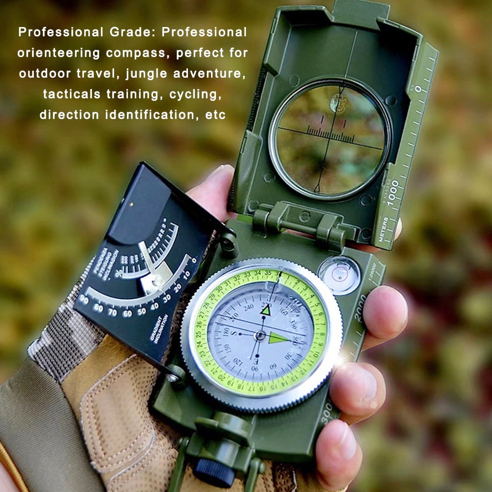 Outdoor Compass Military Grade Navigation Compass With Inclinometer ...