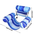 Inflatable Pool Float Chair Inflatable Pool Floats Chairs Adult, Fabric ...