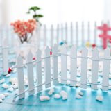 SENSETH 1 Pc Wood Fence, Portable Lightweight White Color House ...