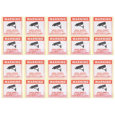 1pcs Home CCTV Video Surveillance Security Camera Alarm Sticker Signs ...