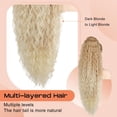 36" Drawstring Ponytail Extension Long Lightweight Full Curly Pony Tail ...