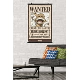 One Piece - Monkey D Luffy Wanted Poster Wall Poster, 22.375" x 34 ...