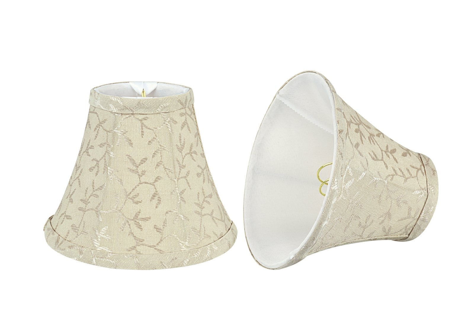 Aspen Creative 30077-2 Small Bell Shape Chandelier Clip-On Lamp Shade ...