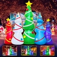DeeKom 6.5' Christmas Inflatable Outdoor Decorations, Blow up Colorful ...
