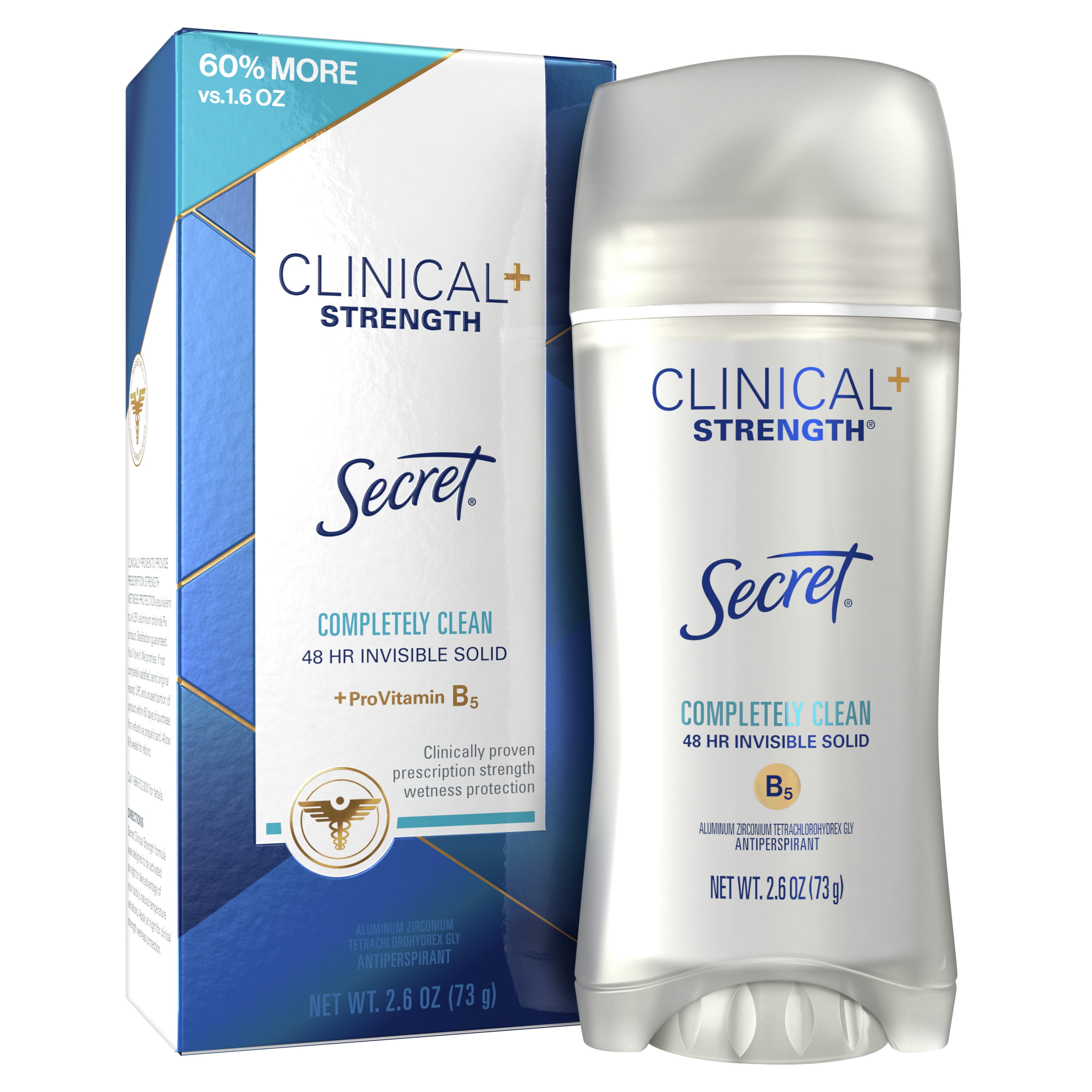 Secret Clinical Strength Antiperspirant Deodorant Invisible Solid ...