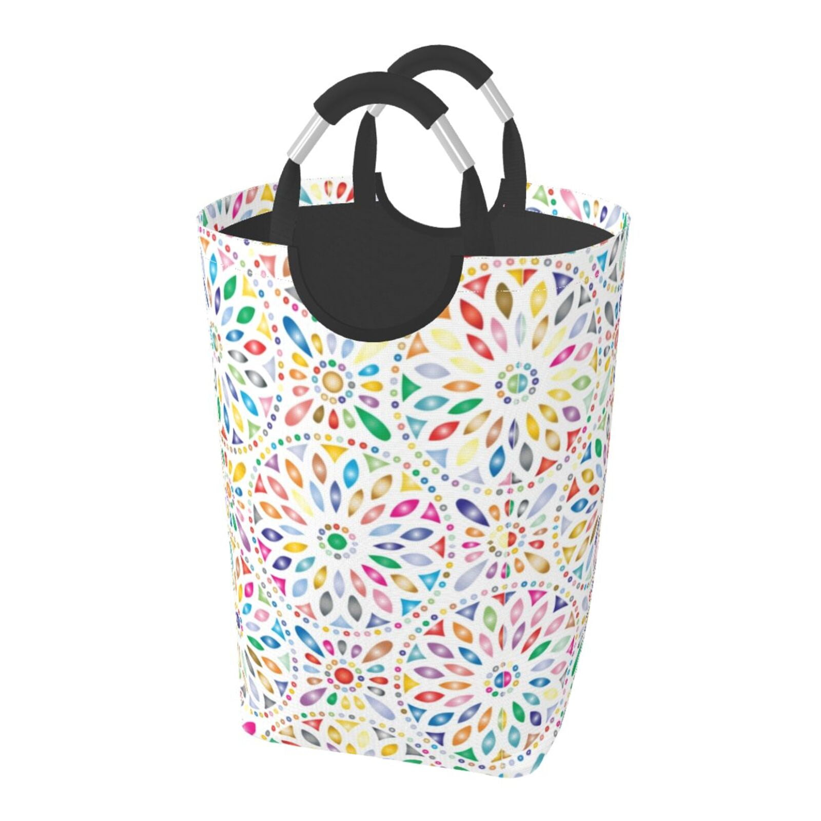 XMXY Rainbow Abstraction Rectangular Laundry Basket Organizer ...