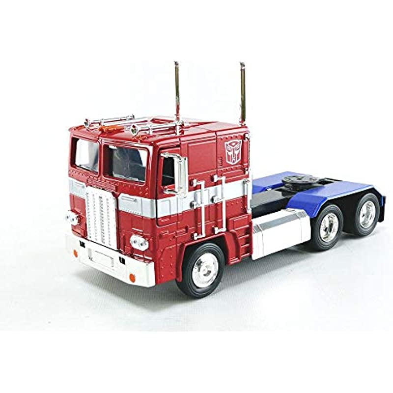 Transformers G1 Optimus Prime Truck with Robot on Chassis Die-cast Car ...