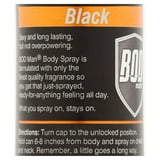 BOD Man Black Deodorant Body Spray, 6 oz - Walmart.com
