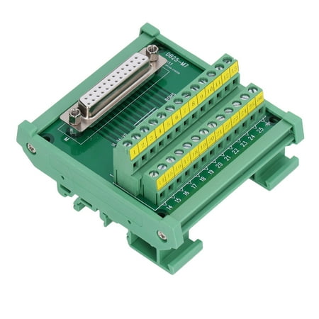 D Terminal Adapter Plate,DB25 to Terminal Connector Signals Breakout ...