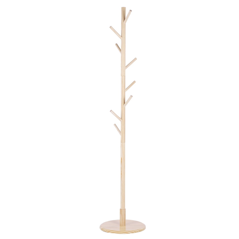 Click here for Staiysm Assembled Wooden Coat Hat Stand Tree Jacke... prices