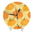9.84in Round Wall Clock Frameless No Glass Silent Non-Ticking Pvc Board ...