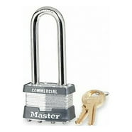 Master Lock Keyed Padlock, 7/8 in,Rectangle,Black 6121LJ - Walmart.com