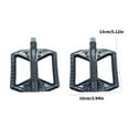 1pair Bearing Carbon Tube Cycling Pedals High Strengths Wide Platform ...