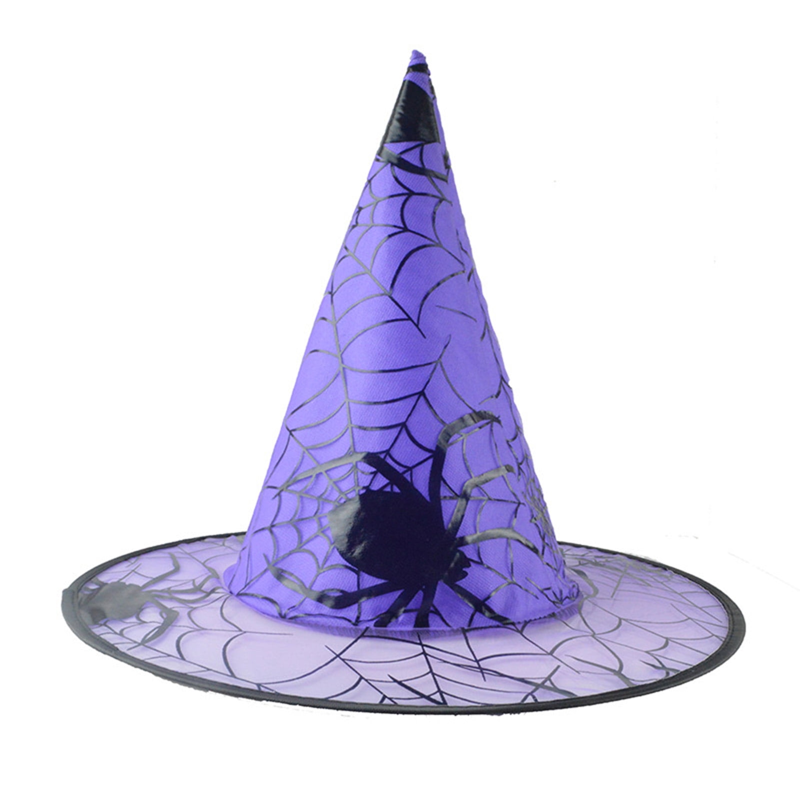 Opolski Witch Hat Stylish Unique Pattern Gauze Halloween Witch Cosplay ...