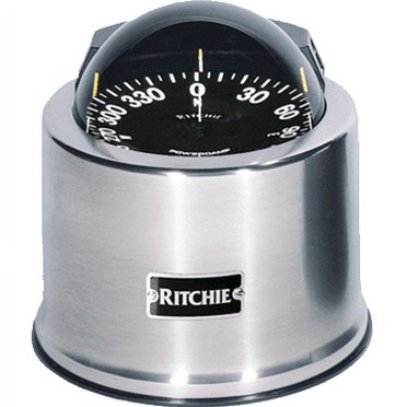 RITCHIE COMPASSES BN-202 Compass, Bulkhead, 4.5" Combi w/ Inclin ...