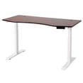UNICOO® Electric Stand Up Desk Dual Motor, 3 Stage Up Lifting Legs with ...