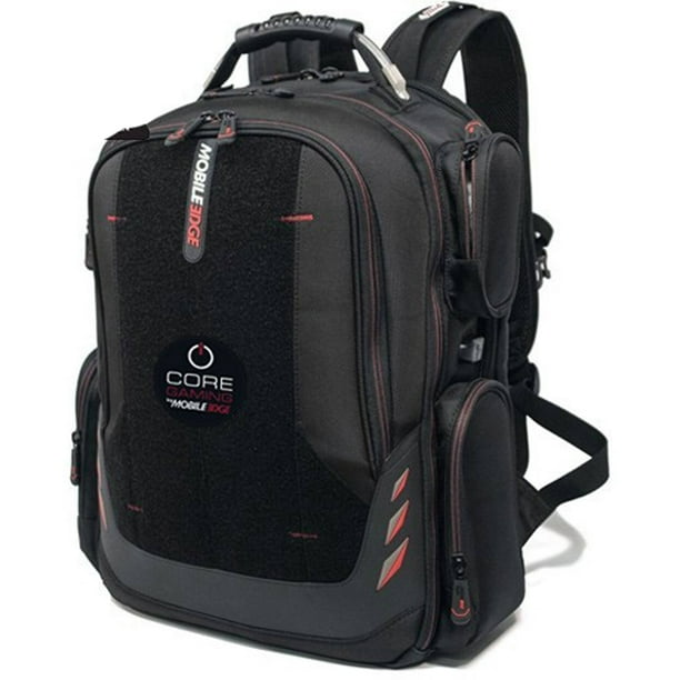Mobile Edge MECGBPV1 Core Gaming Checkpoint Friendly 18.4" Backpack w ...