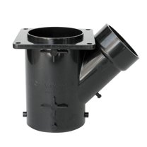 Valterra T1036 Flanged Valve Fitting - 2-Way Ell, 3" Bayonet x 3 ...