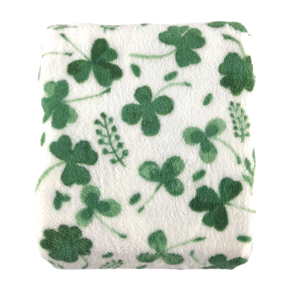 St. Patrick's Day Soft Throw Blanket: Soft and Cozy Greens of Irish ...