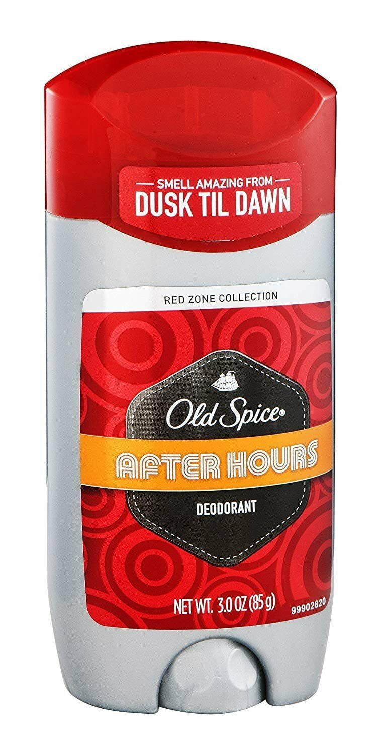 Old Spice Red Collection Deodorant Men After Hours Scent, 3 Oz,6 Pack ...