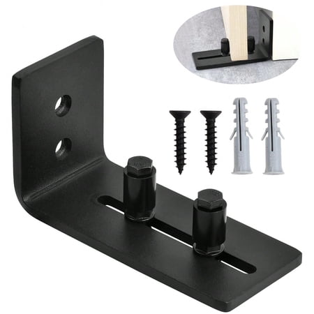 Barn Door Floor Guide Adjustable Carbon Steel Sliding Door Guide Kit ...