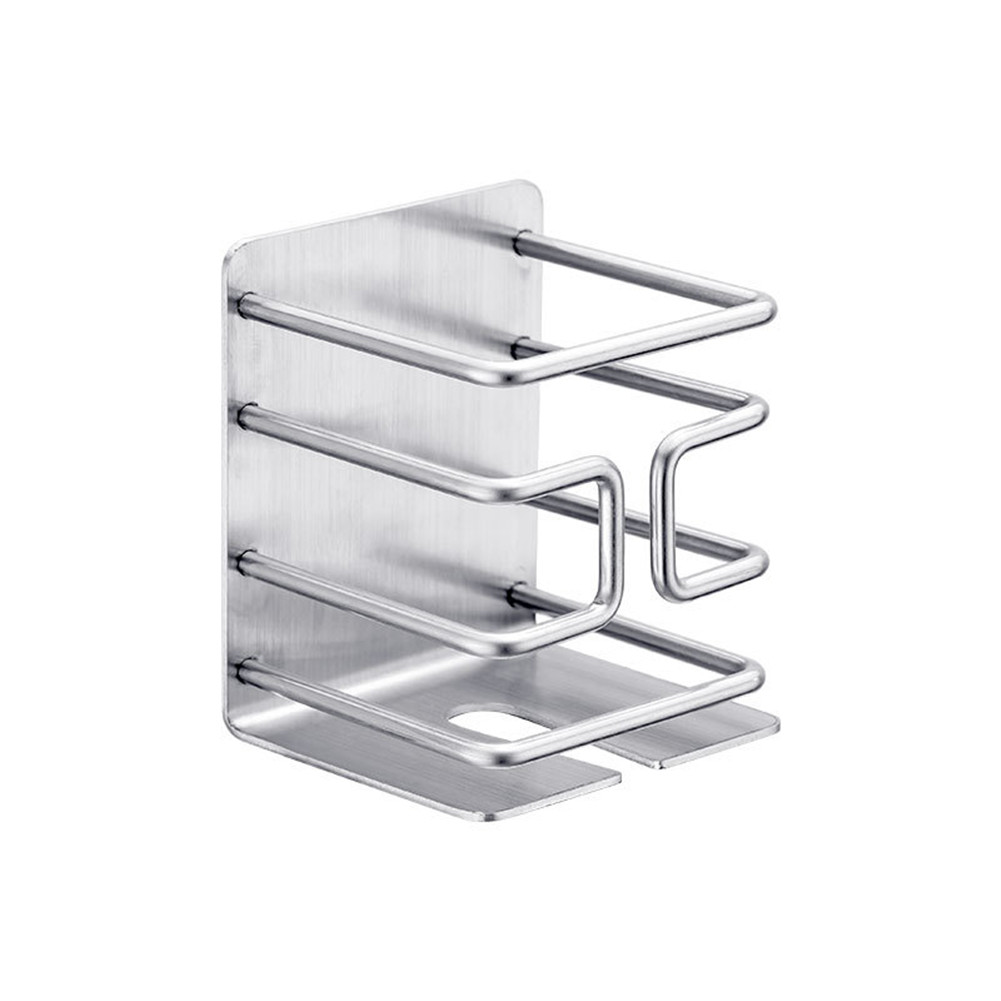 Stainless steel self-adhesive wall mount electric razor razor shelf ...