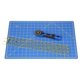 Dritz Rotary Cutting Kit, Rotary Cutter, Cutting Mat, Omnigrid Ruler ...