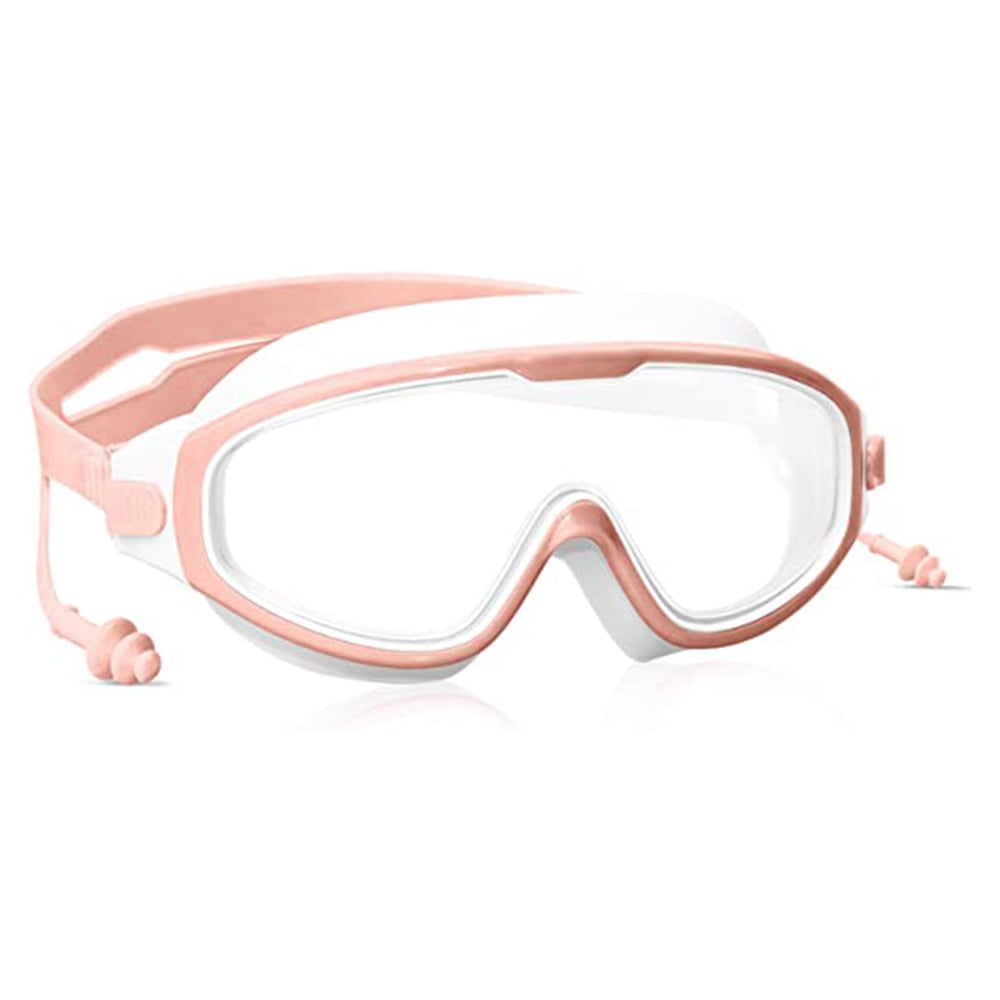 Kids Goggles Kids Swimming，Wide Vision Goggles With Ear Plugs - Walmart.com