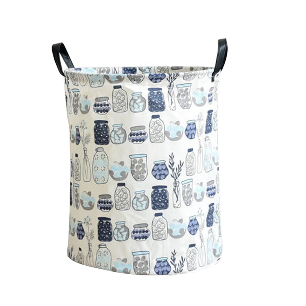 Folding Waterproof Storage Basket Laundry Hamper Clothes Bucket kids ...